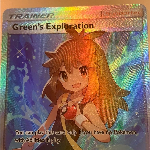 Pokemon | Toys | Greens Exploration Holo Pokmon Card | Poshmark